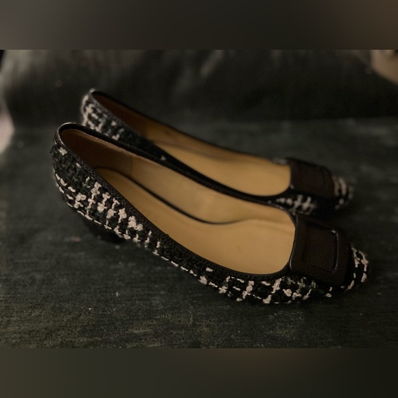 Talbots | Shoes | Talbots Tweed Block Heels Shoes Womens 8m | Poshmark